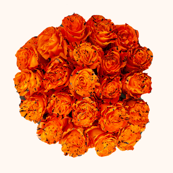 Halloween Trick or Treat Orange Tinted Roses – EbloomsDirect