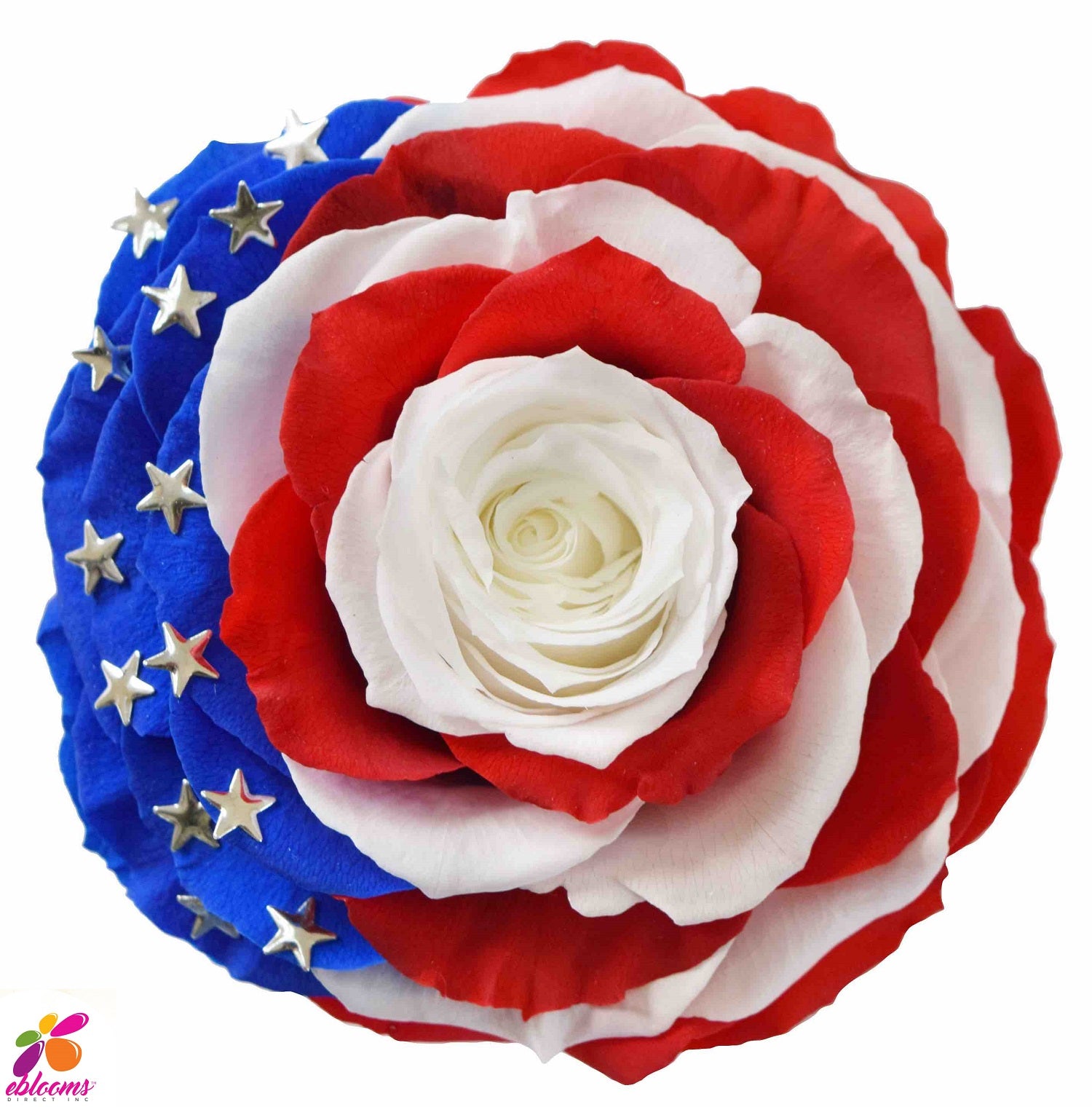 Preserved Roses Flag USA – Eblooms Farm Direct Inc.